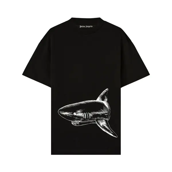 Palm Angels Broken Shark Classic Tee - Black