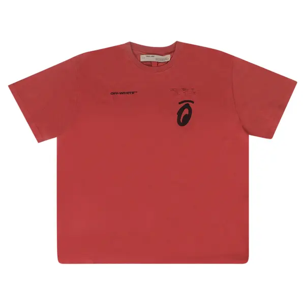 Off-White Split Arrow T-shirt - Red