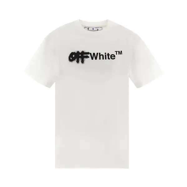 Off-White Spray Helvetica Over Skate Short-sleeve Tee /black