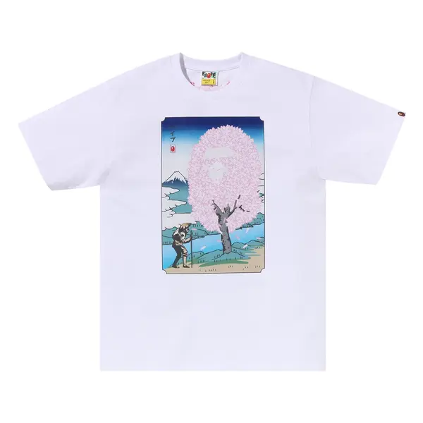 A BATHING APE Sakura Tee - White