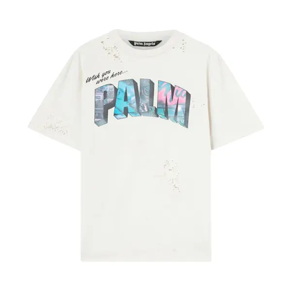 Palm Angels Palm Sign Vintage T-shirt - White