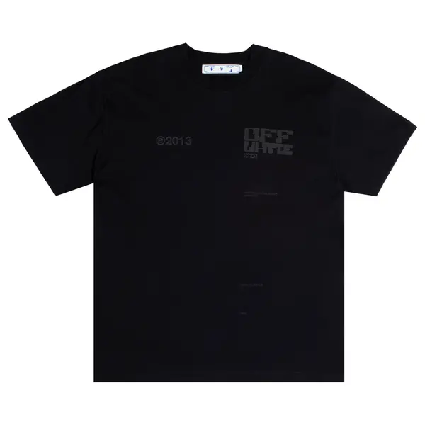 Off-White Tech Marker Short-sleeve Over Tee /white - Black