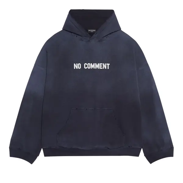 Balenciaga Wide Fit "no Comment" Hoodie