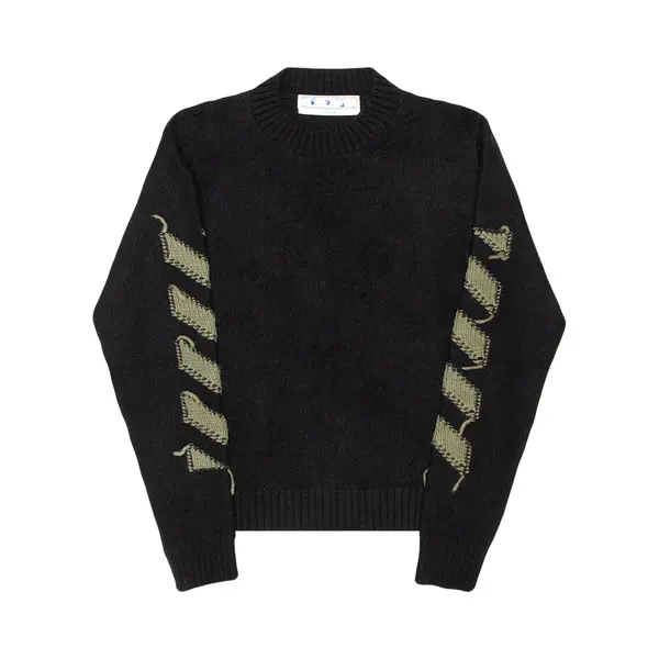Off-White Reverse Arrow Diag Knit Crewneck