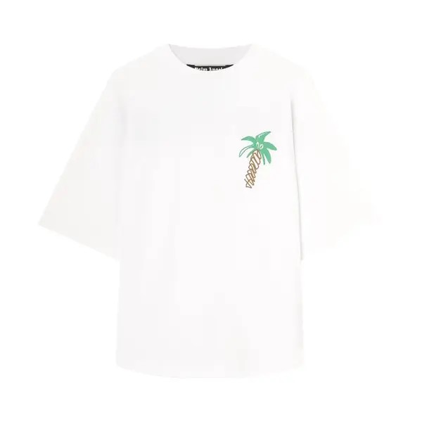 Palm Angels Sketchy Over Tee - White