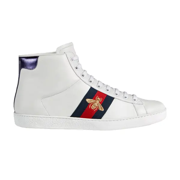 Gucci Ace Leather High Top Sneakers