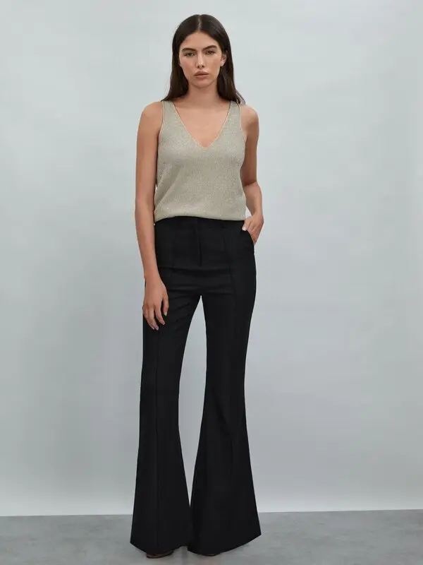 Acler High-rise Flared Trousers