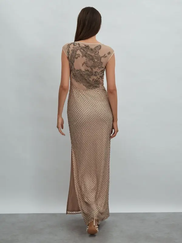 green emerald velvet dress Fiona Gown – Raishma main image 1