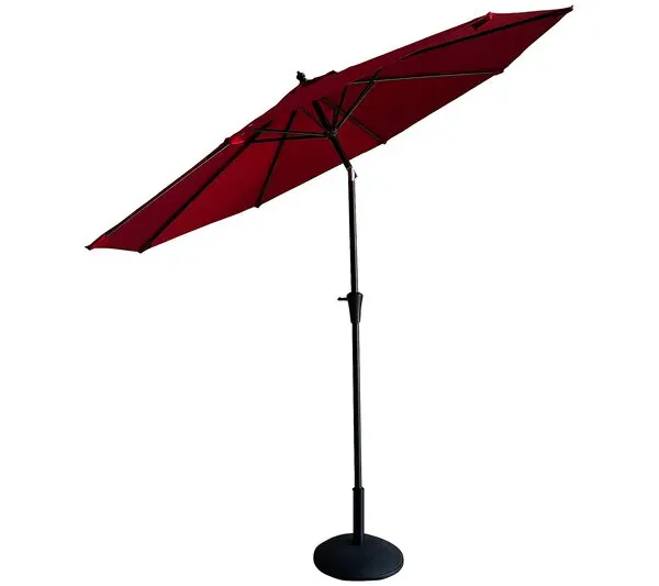 ATLEISURE 9' Ez Tilt Patio Umbrella Withmatching Cover - One-color