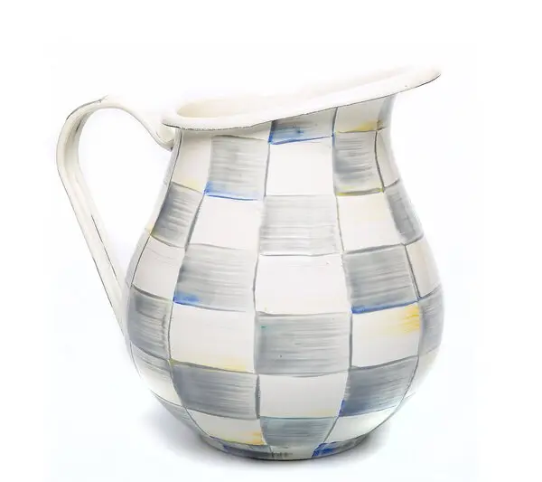 MACKENZIE-CHILDS As Is Enamel Pitcher