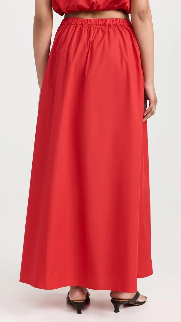 Playa Lucila Maxi Skirt - Red