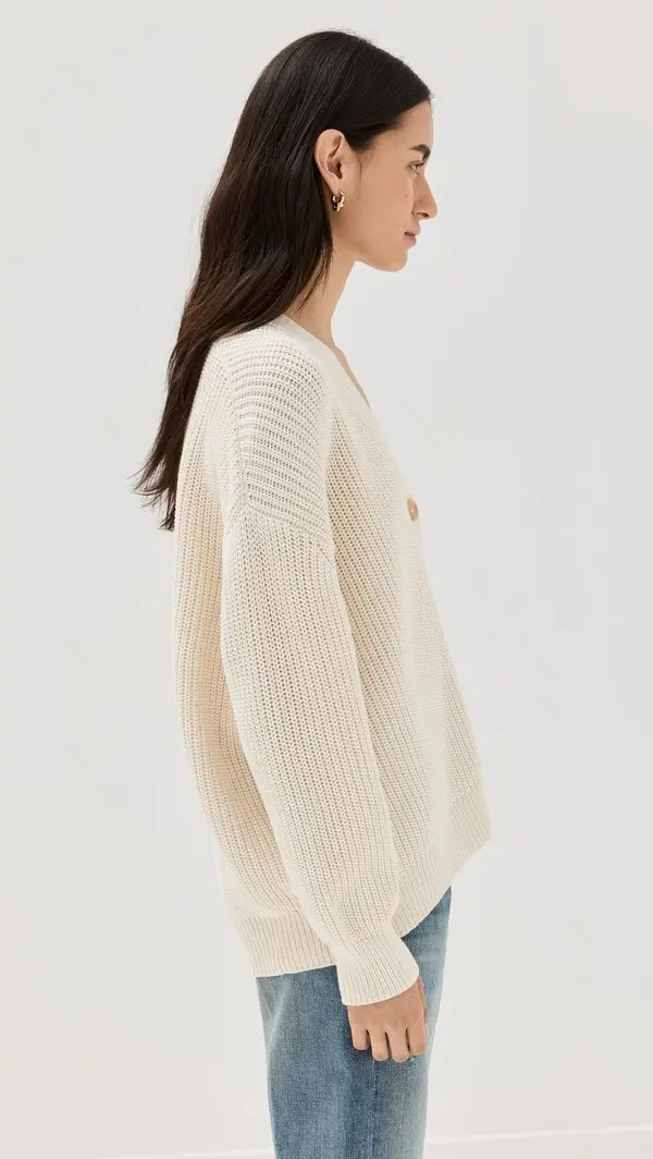 Jenni Kayne Cotton Cocoon Cardigan - Ivory
