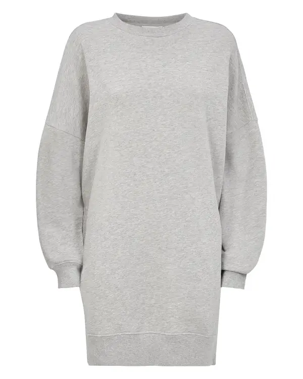 oversized grey sweatshirt dress BETHANY SWEATER DRESS-H. GREY L main image 0