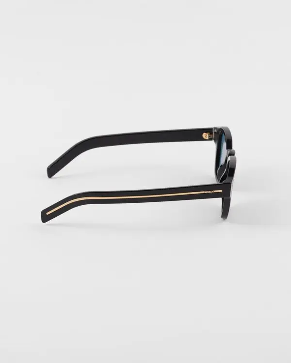 Prada Sunglasses With Metal Plaque