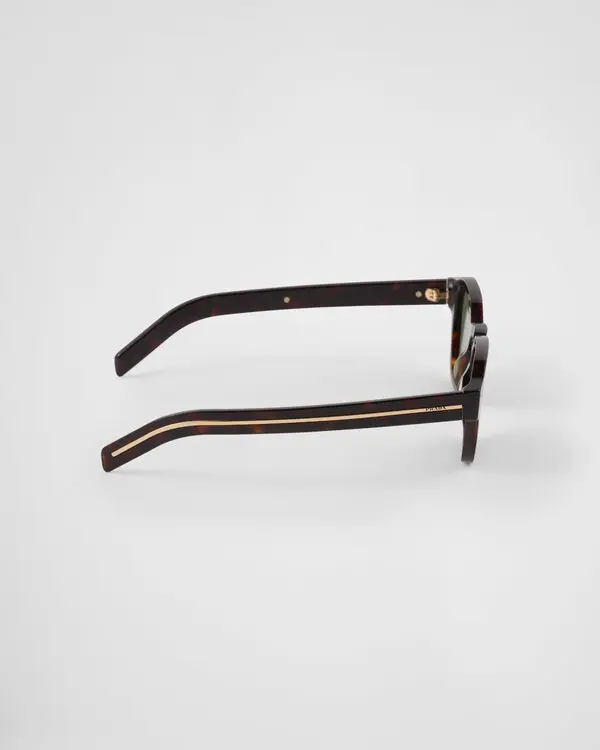 Prada Sunglasses With Metal Plaque