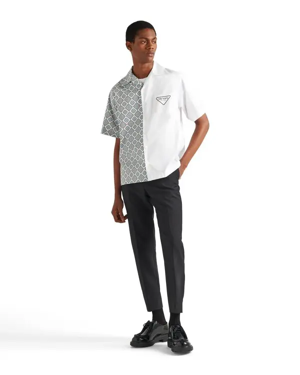 Prada Doube Match Cotton Shirt