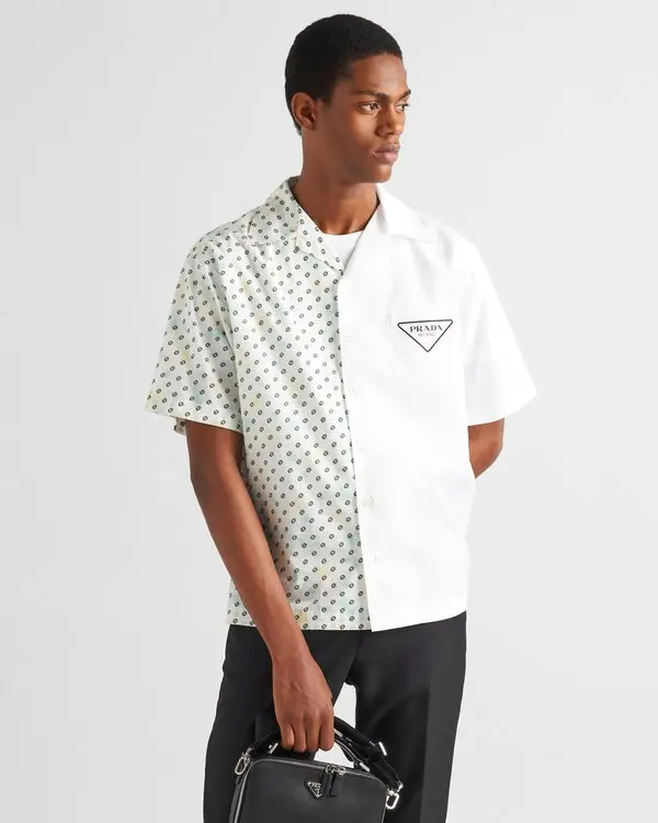 Prada Double Match Cotton Shirt