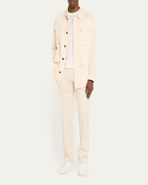 Incotex Royal Batavia Chino Pants - Light Beige