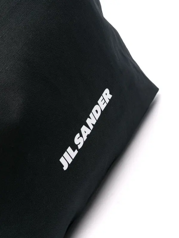 JIL SANDER Logo-print Canvas Tote Bag