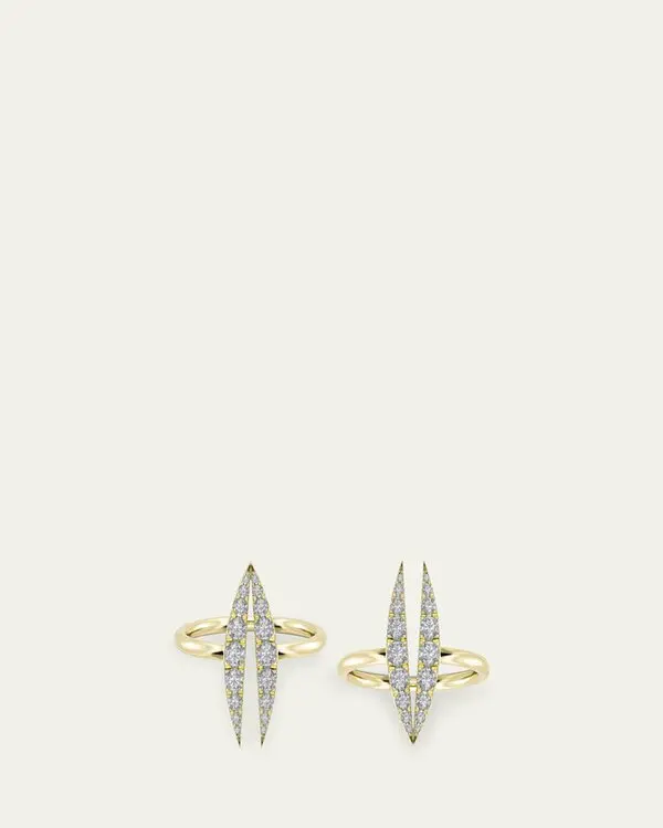 KAMAL Lotus Bloom Trio Stack Rings