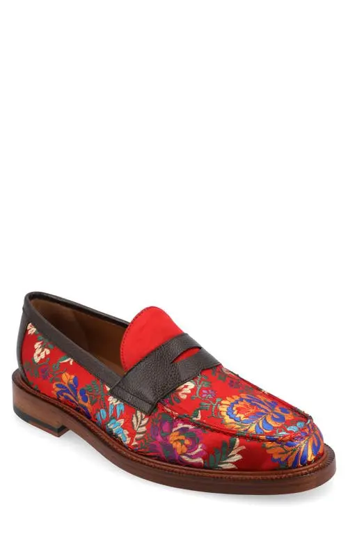 Taft The Fitz Floral Brocade Penny Loafer - Fiore | Editorialist display picture 2