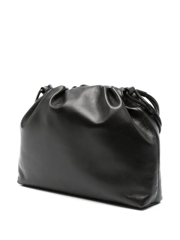 THE ROW Angy Leather Crossbody Bag - Black