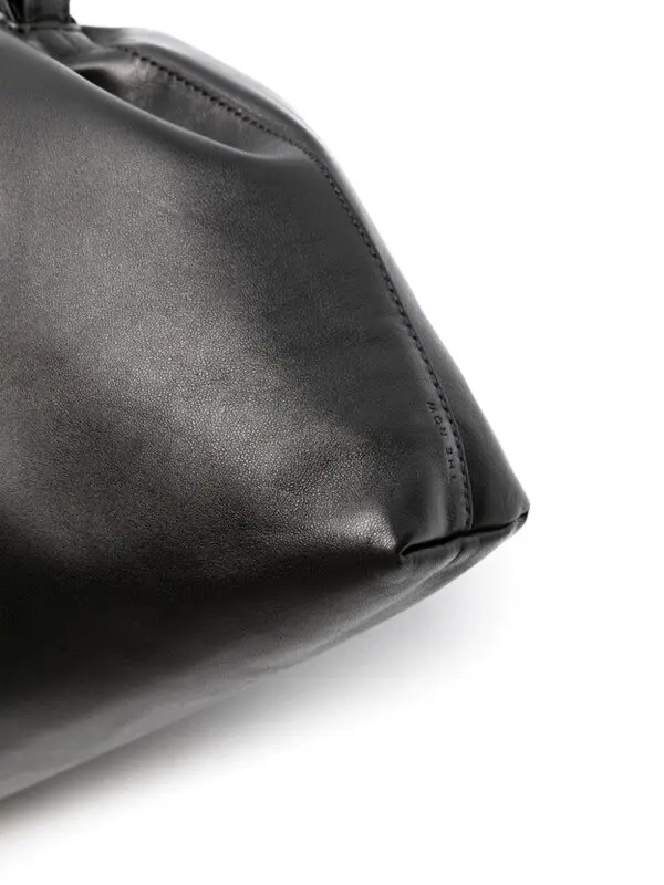 THE ROW Angy Leather Crossbody Bag - Black