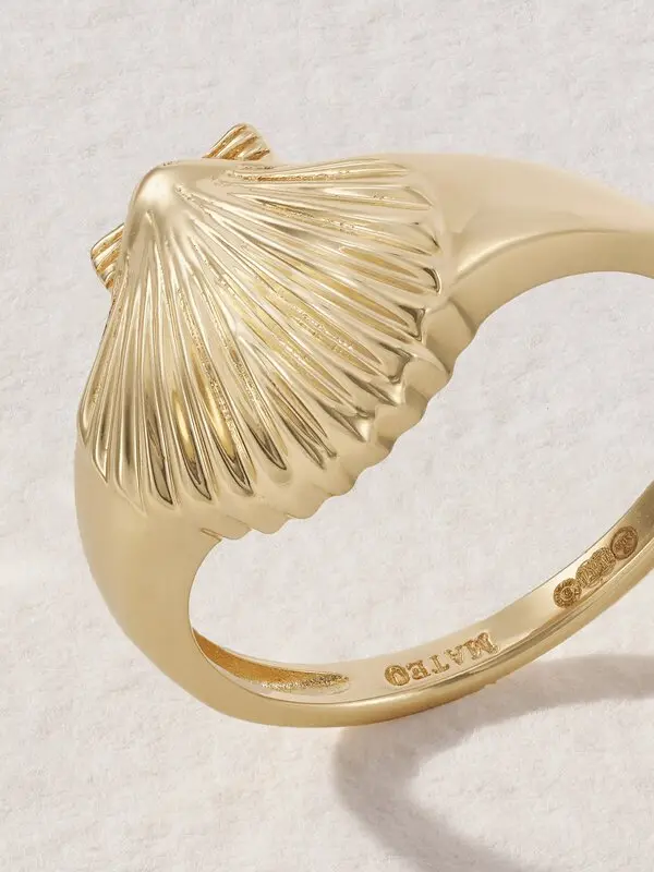 Mateo Venus 14-karat Signet Ring