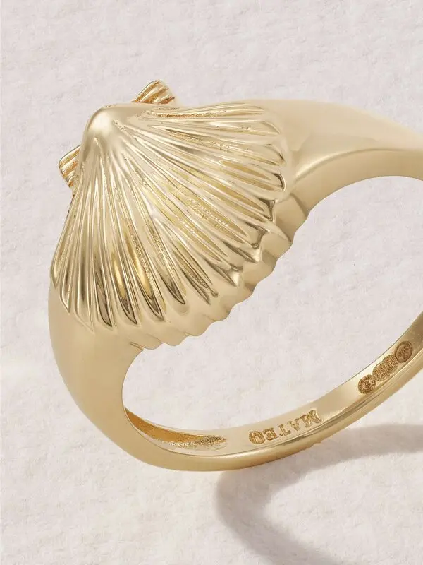 Mateo Venus 14-karat Signet Ring