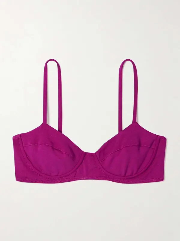 Mara Hoffman Lua Underwired Bikini Top - Pink