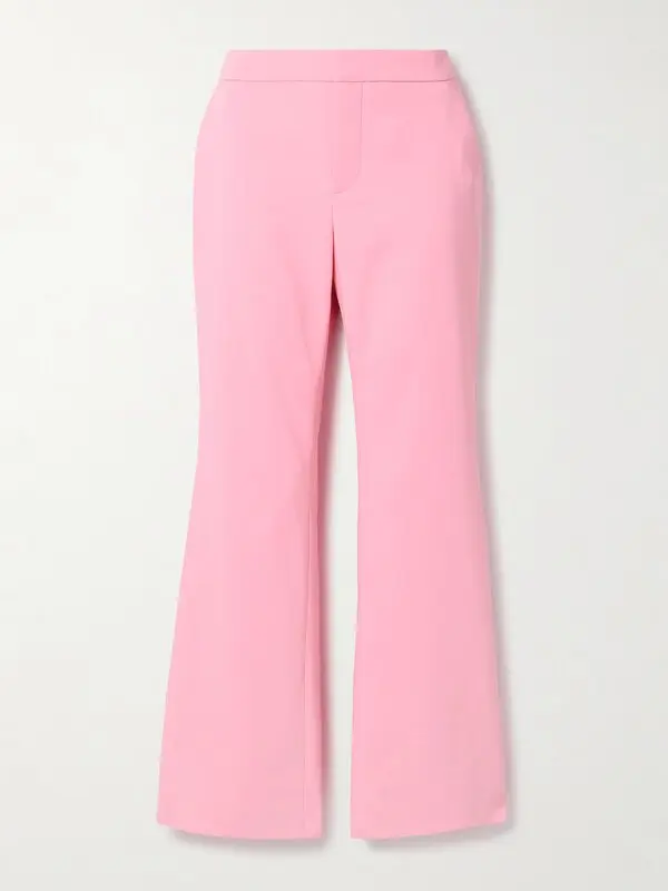 Balmain Crepe Straight-leg Pants