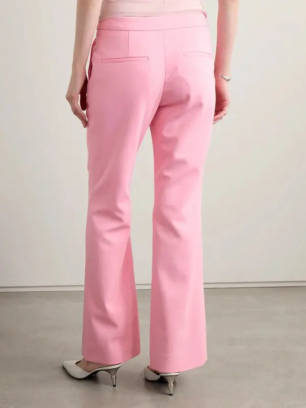 Balmain Crepe Straight-leg Pants