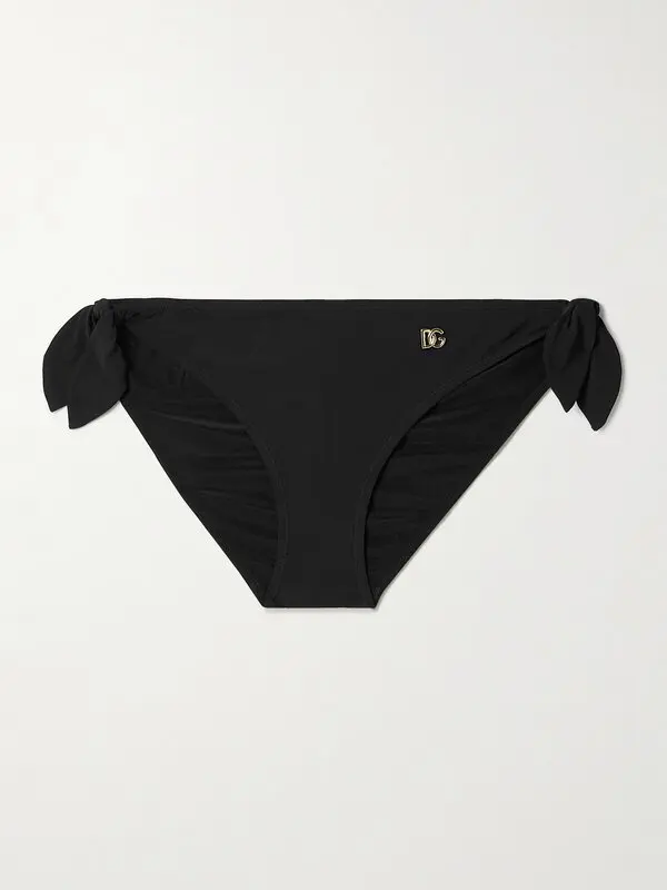 Dolce & Gabbana Embellished Bikini Briefs - Black
