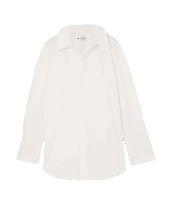 Saint Laurent - Striped Cotton-Poplin Shirt