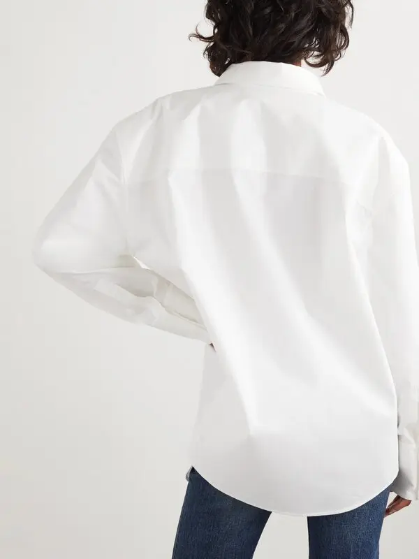 Saint Laurent - Striped Cotton-Poplin Shirt