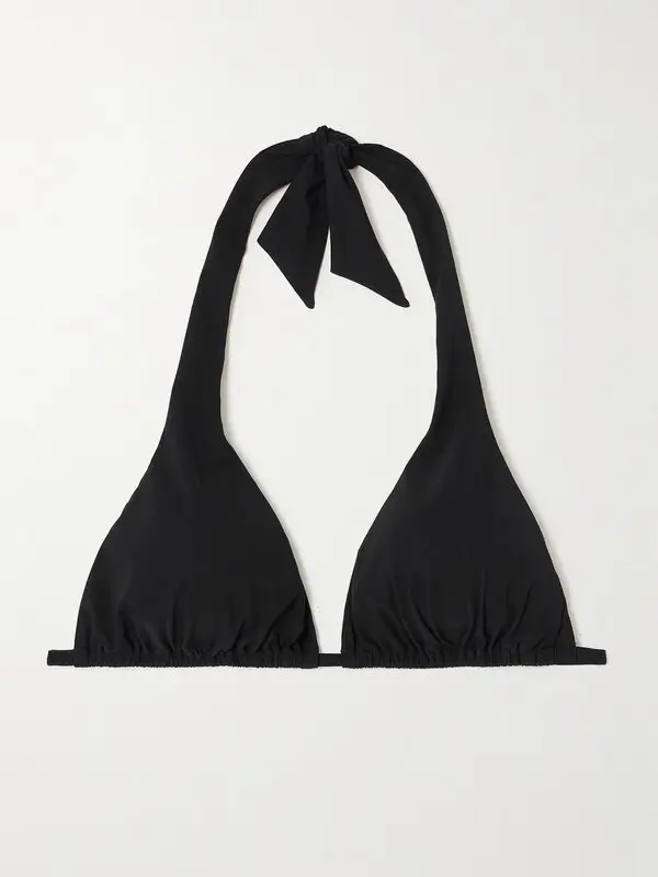 Dolce & Gabbana Halterneck Bikini Top - Black
