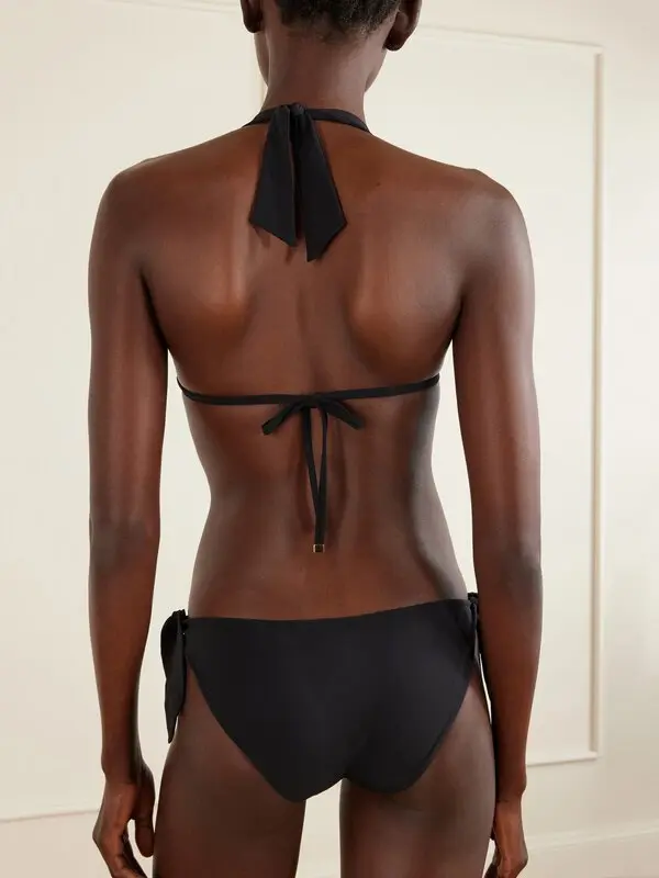 Dolce & Gabbana Halterneck Bikini Top - Black