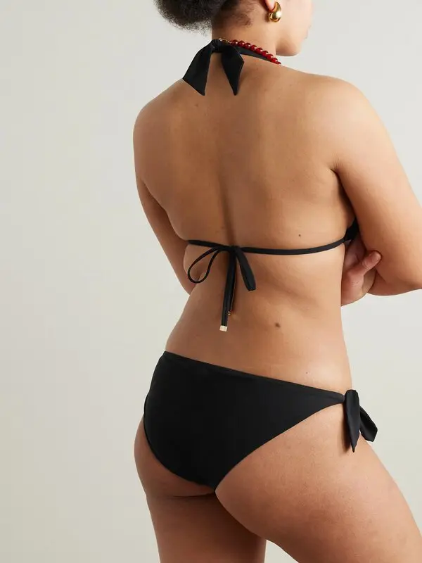Dolce & Gabbana Halterneck Bikini Top - Black