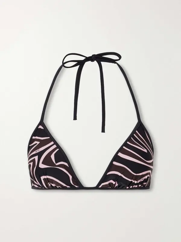Emilio Pucci Printed Bikini Top - Multi