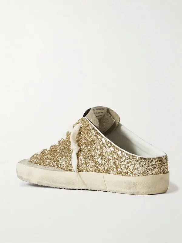 GOLDEN GOOSE Super-star Sabot Distressed Slip-on Sneakers