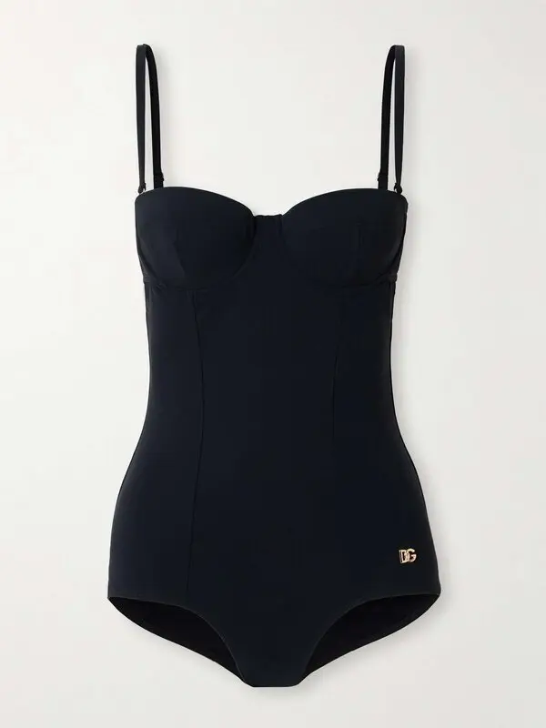 Dolce & Gabbana Cutout Swimsuit - Black