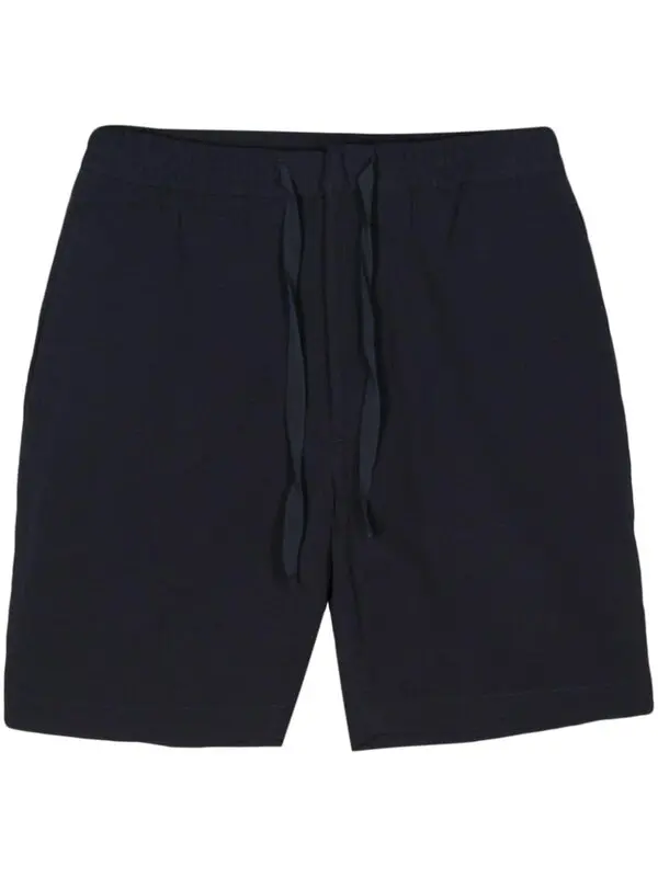 Officine Générale Phil Seersucker Shorts - Blue