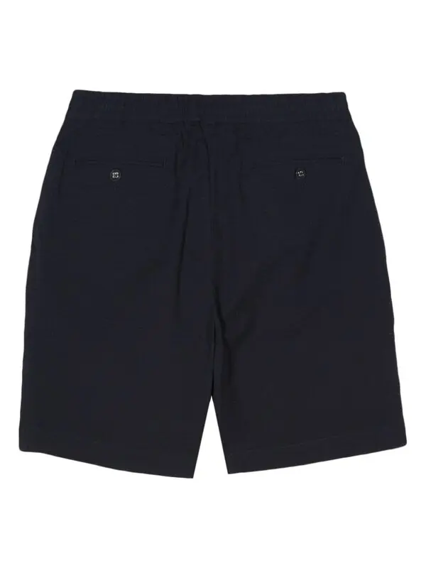 Officine Générale Phil Seersucker Shorts - Blue