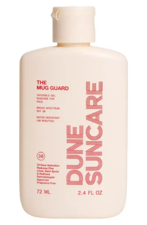 DUNE SUNCARE The Mug Guard Invisible Gel Face Sunscreen Broad Spectrum Spf 30 - No Color