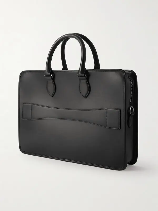 Berluti 1 Jour Neo Scritto Venezia Leather Briefcase