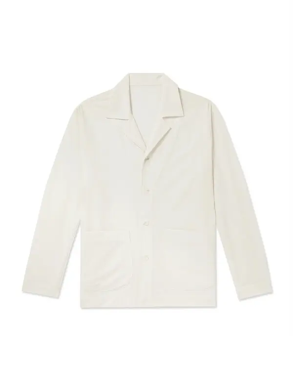 STOFFA Wool-seersucker Overshirt