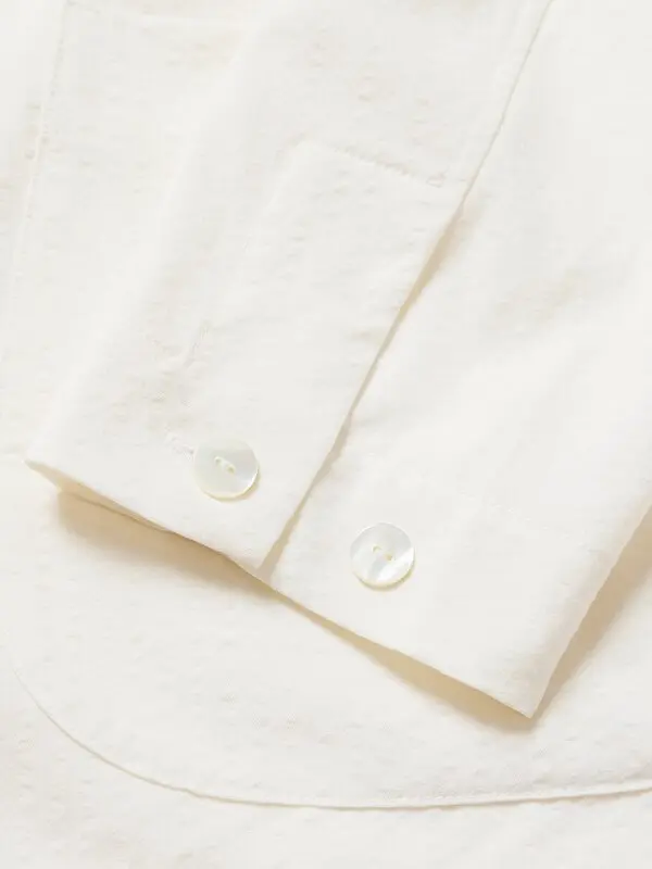 STOFFA Wool-seersucker Overshirt