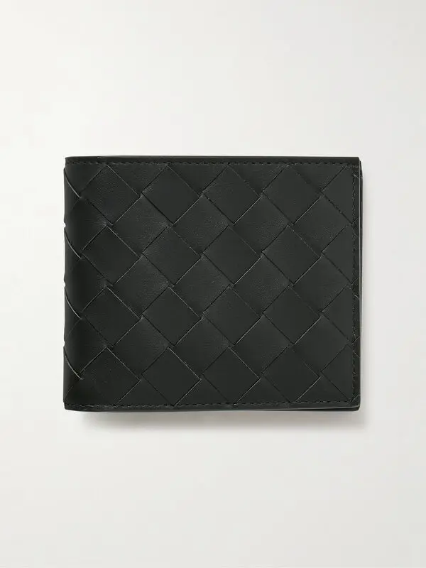Bottega Veneta Leather Billfold Wallet - Green