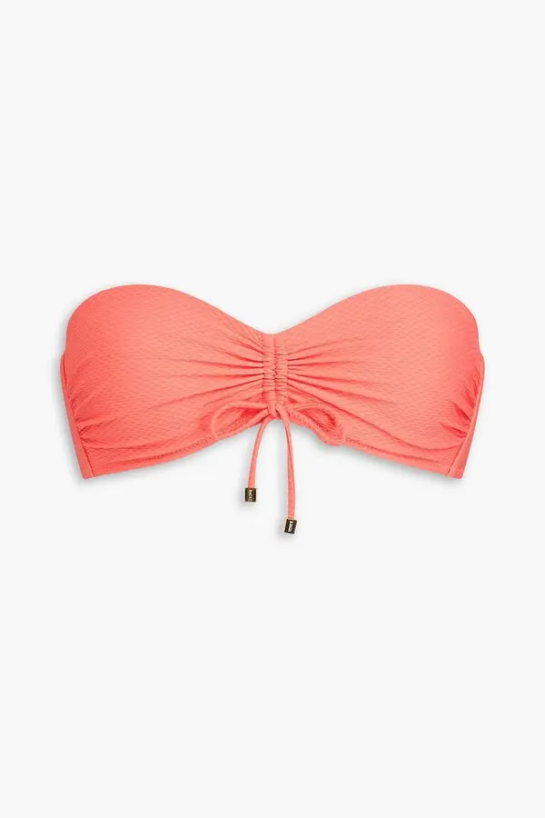 Heidi Klein Ruched Bandeau Bikini Top