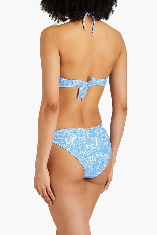Heidi Klein Paisley-print Halterneck Bikini Top